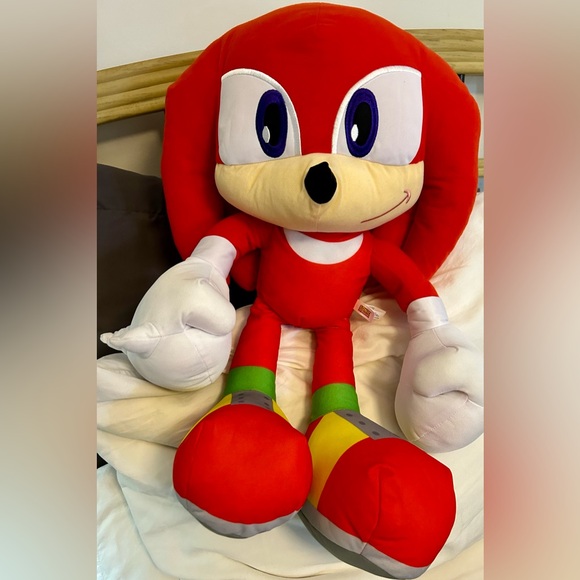 Sega | Toys | Sonic The Hedgehog Knuckles Plush 24 Sega Toy Factory 220 ...